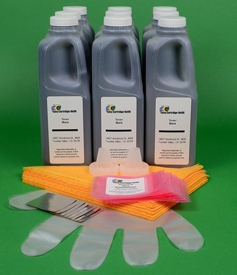 Dell 3333 3333dn 3335 3335dn Hi-Yield 9-Toner Refill Kit w/ Chips. 126K ...