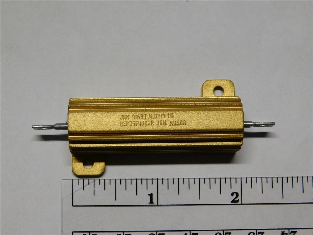 Mil-Spec Vishay RER75F4R02R 4.02 Ohm 30W 1% Aluminum Housed Power ...