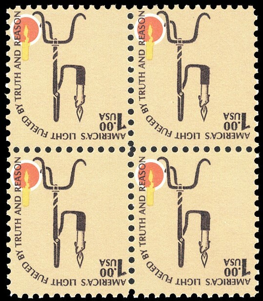 US 1610c (1975-79) $1 - MNH EFO: Brown Inverted (CIA Invert) w/Cert ...