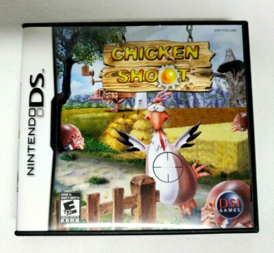 Nintendo DS CHICKEN SHOOT Video Game Cartridge (2007) 100% Complete w ...