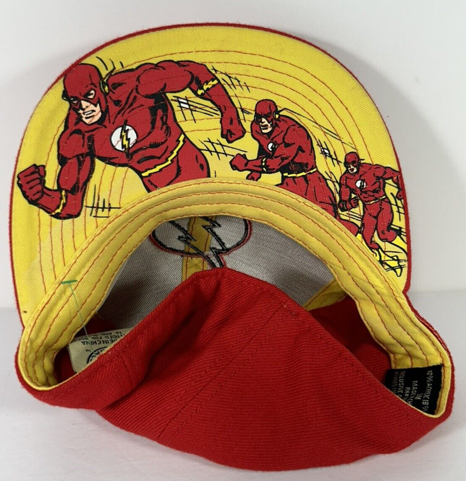 The FLASH Gordon Fitted Hat S/M DC Comics Original Cap Embroidered ...