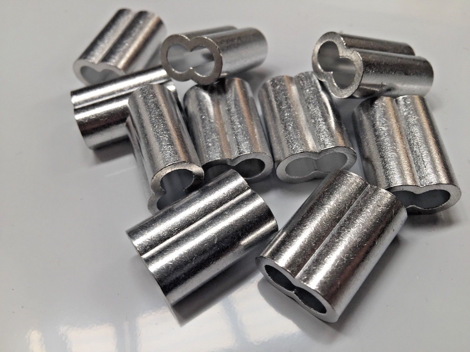 12 x M6 Figure 8 Aluminium Swage Ferrule for 6mm Wire Cable Telstra ...