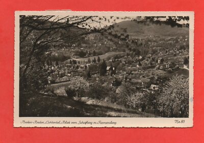 Allemagne - BADEN BADEN - Lichtental, Blick vom Schafberg (J7615) | eBay