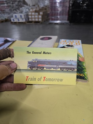 1947 The General Motors Train of Tomorrow Fold Out Pamphlet 3.25 x 5.5 ...