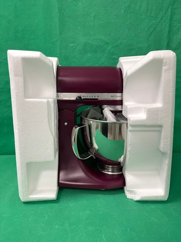 NEW KitchenAid 5-qt Artisan Stand Mixer w/Pastry Beater and Flex Edge ...