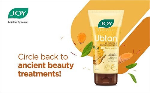 Joy Revivify Ubtan Face Wash For Tan Removal With Saffron 150ml (Pack ...
