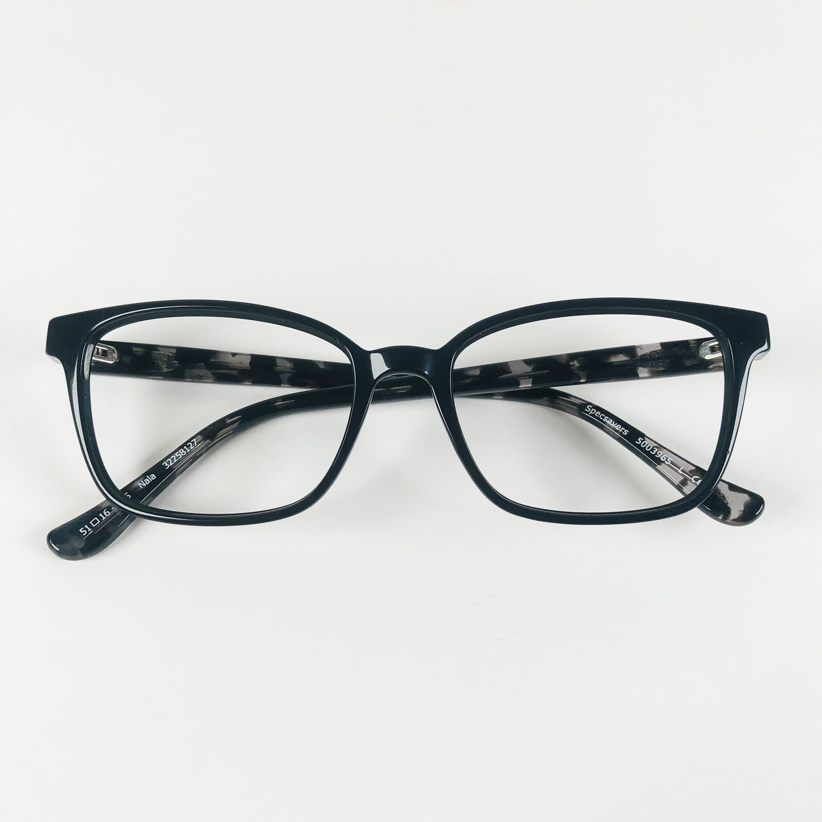 SPECSAVERS eyeglasses BLACK SQUARE glasses frame MOD: NALA 32258127 ...
