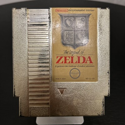 The Legend of Zelda | Gold Cartridge Nintendo NES 1985 NES-ZL871104 ...