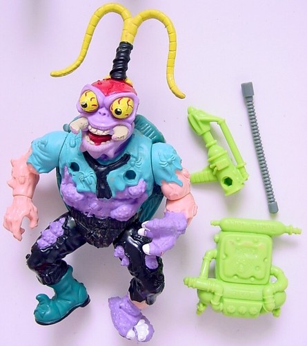 1990 TEENAGE MUTANT NINJA TURTLES TMNT SCUMBUG ACTION FIGURE w WEAPONS ...