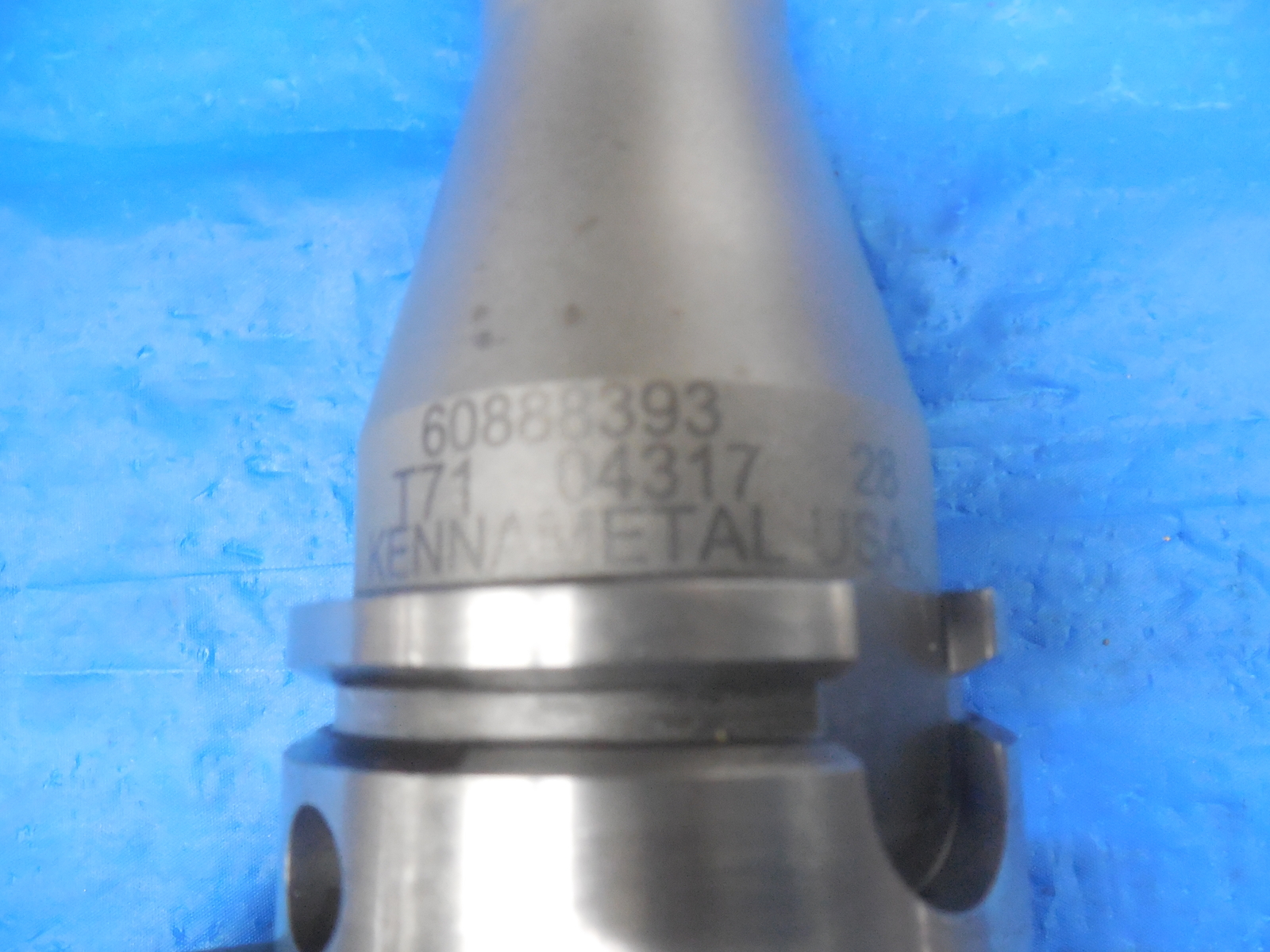 HSK63A INTEGRAL COOLANT THRU 2 FL CARBIDE TIPPED END MILL TOOL HOLDER ...
