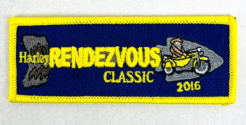 2016 Harley Rendezvous Classic HRC Biker Motorcycle Arrow Embroidered Patch | eBay