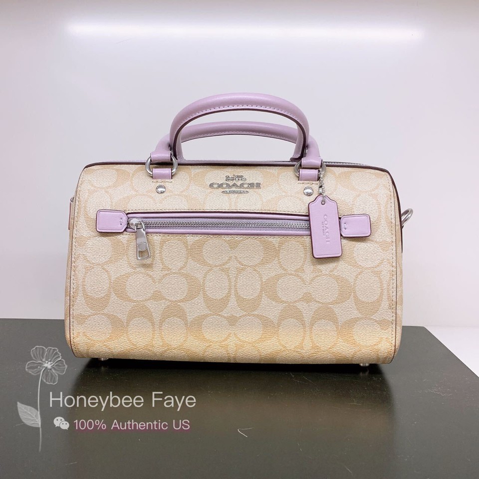 NWT Coach Rowan Satchel In Signature Canvas 2025 CV961/CV962/cw376 | eBay