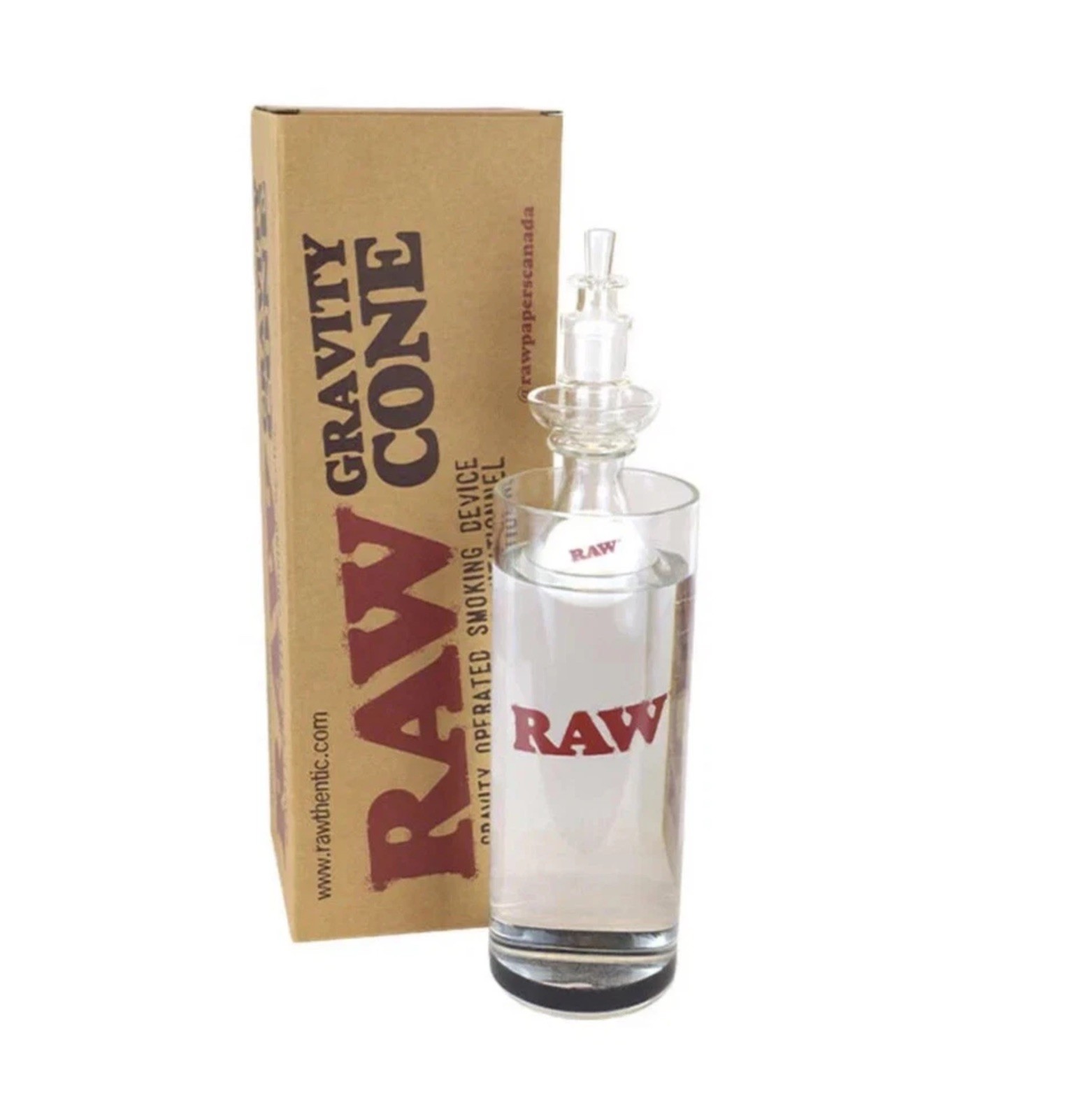 Raw Glass Gravity Cone Bubbler Device - Smoking Rolling Paper Cone ...