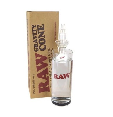 Raw Glass Gravity Cone Bubbler Device - Smoking Rolling Paper Cone ...