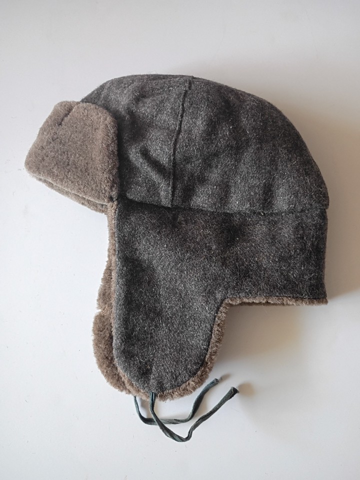1941 SOVIET RUSSIAN RUSSIA WW2 USHANKA EAR FLAP WINTER HAT NOT HELMET ...