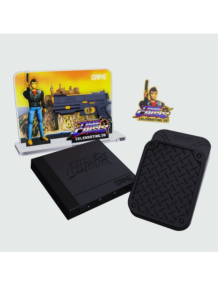 G'AIM'E Time Crisis+ Ultimate Pack, 2 x GAIME Light Guns & Pedal Set ...