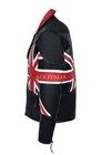 Men's BRANDO UNION JACK Motorcycle BRITISH FLAG Biker Hide Real Leather ...