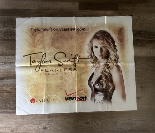 Taylor Swift Banner Poster Fearless 2009 Tour | eBay