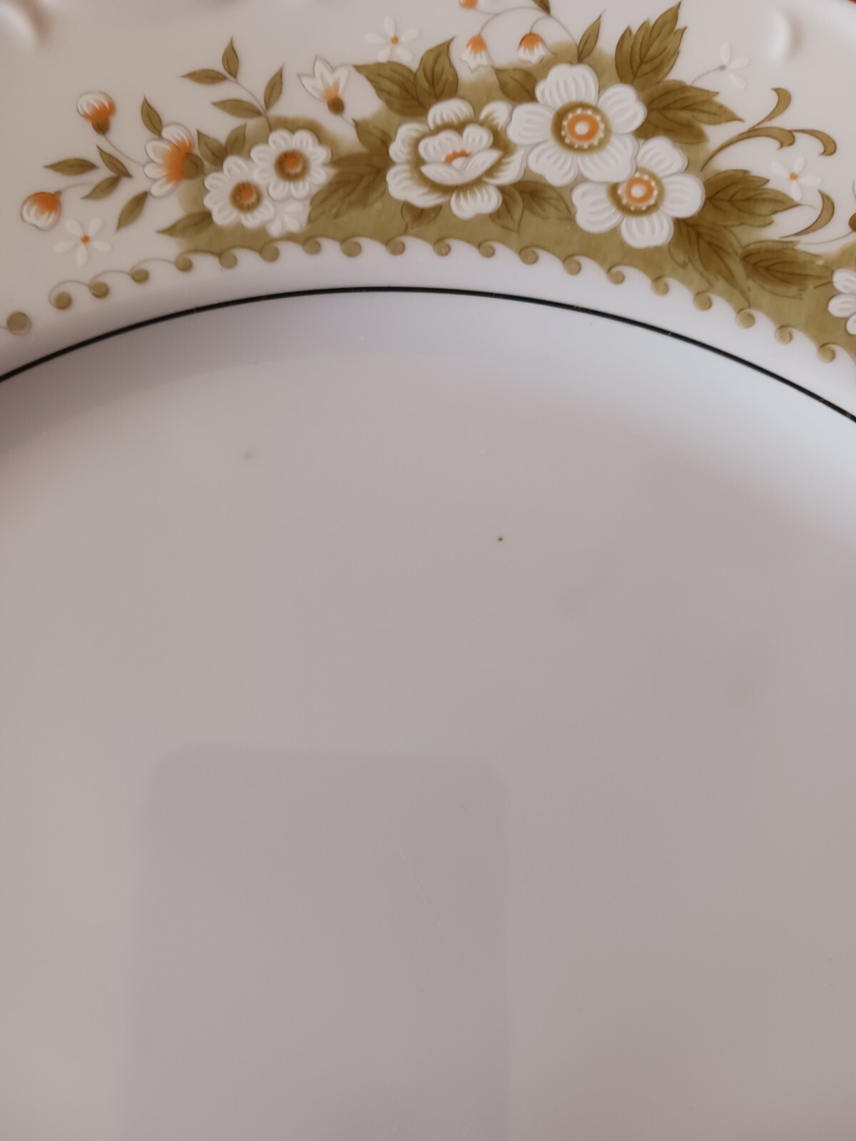 Wellin Fine China Dinner Plate 10.5 in "Duberry" Pattern | eBay