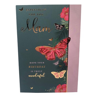 Mam Birthday card with colour insert | eBay