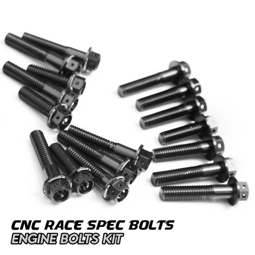 BLACK Alternator Engine Cover Bolts M6 For Yamaha XJ6 Diversion /F 09 ...