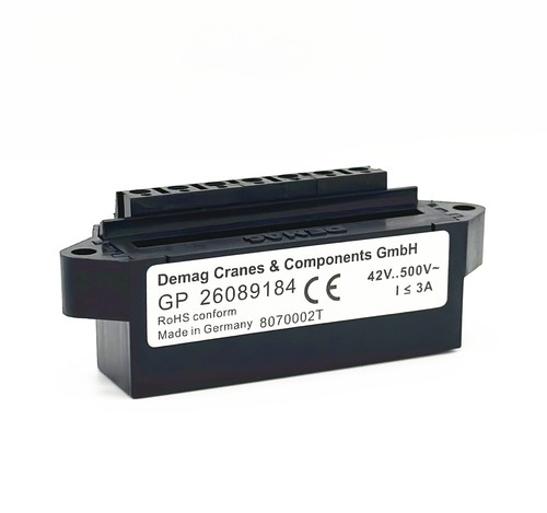 Demag Cranes & Components GmbH GP 26089184 brake rectifier 42V..500V~ I ...