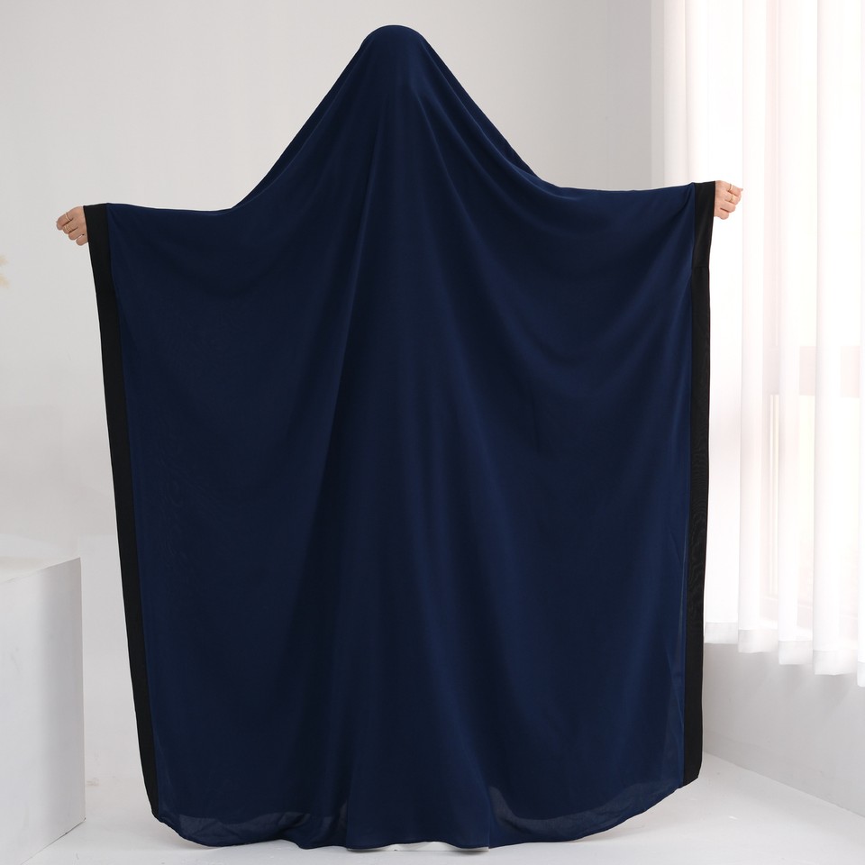 Abaya Women Overhead Kaftan Prayer Long Dress Muslim Burqa Ramadan Robe ...