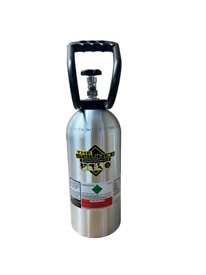 10 lb CO2 Aluminum Carbon Dioxide Tank Cylinder, Handle, Brushed ...