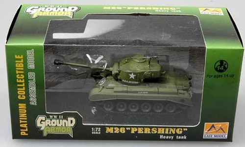 Easy Model - M26 Pershing Tank Company A 18th Finshed Model 1:72 ...