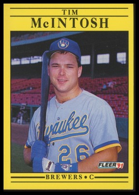 1991 Fleer #589 Tim McIntosh | eBay