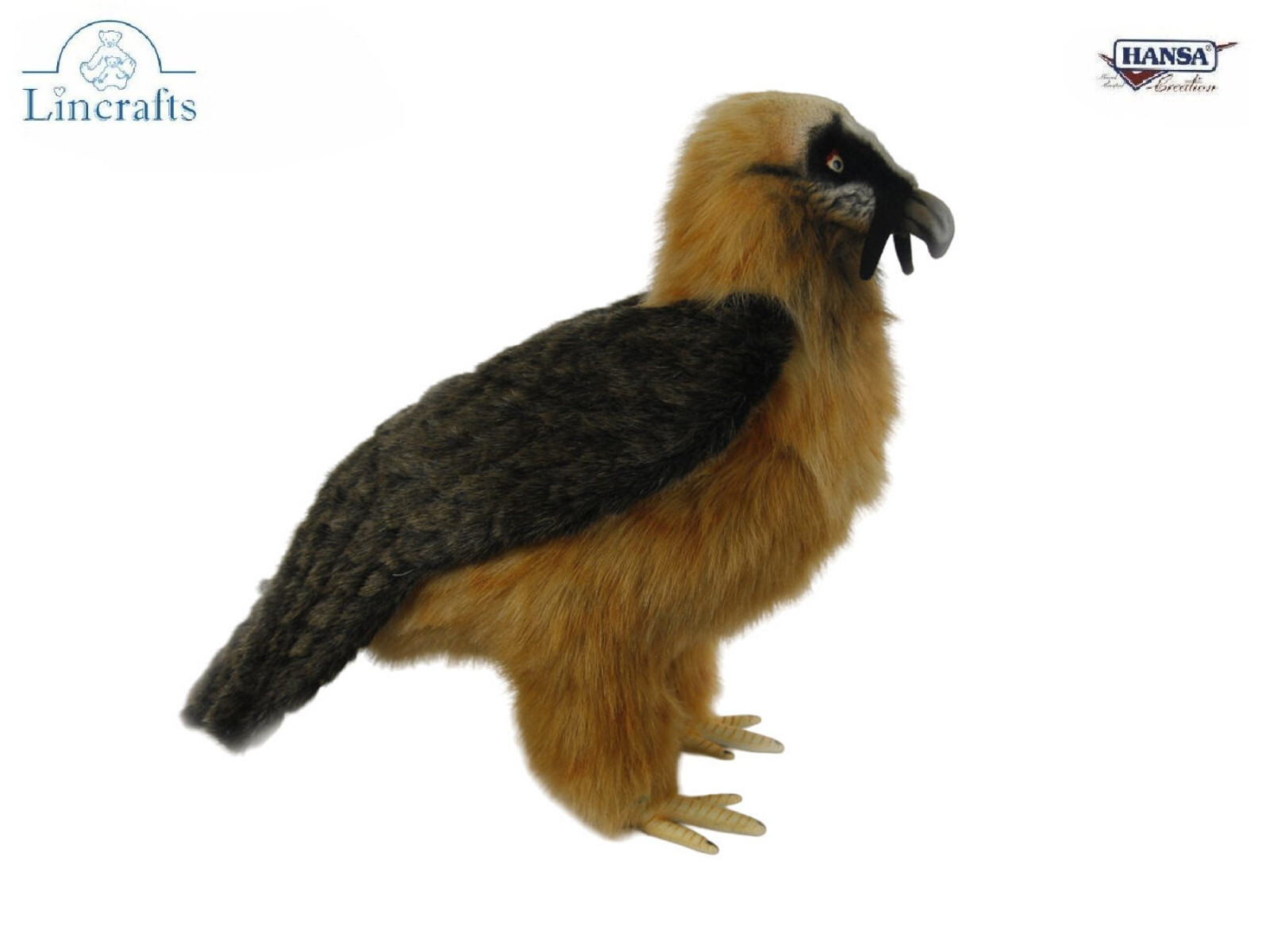 Hansa Bearded Vulture Plush Soft Toy 47cm Bird Lovers Gift Lincrafts UK ...