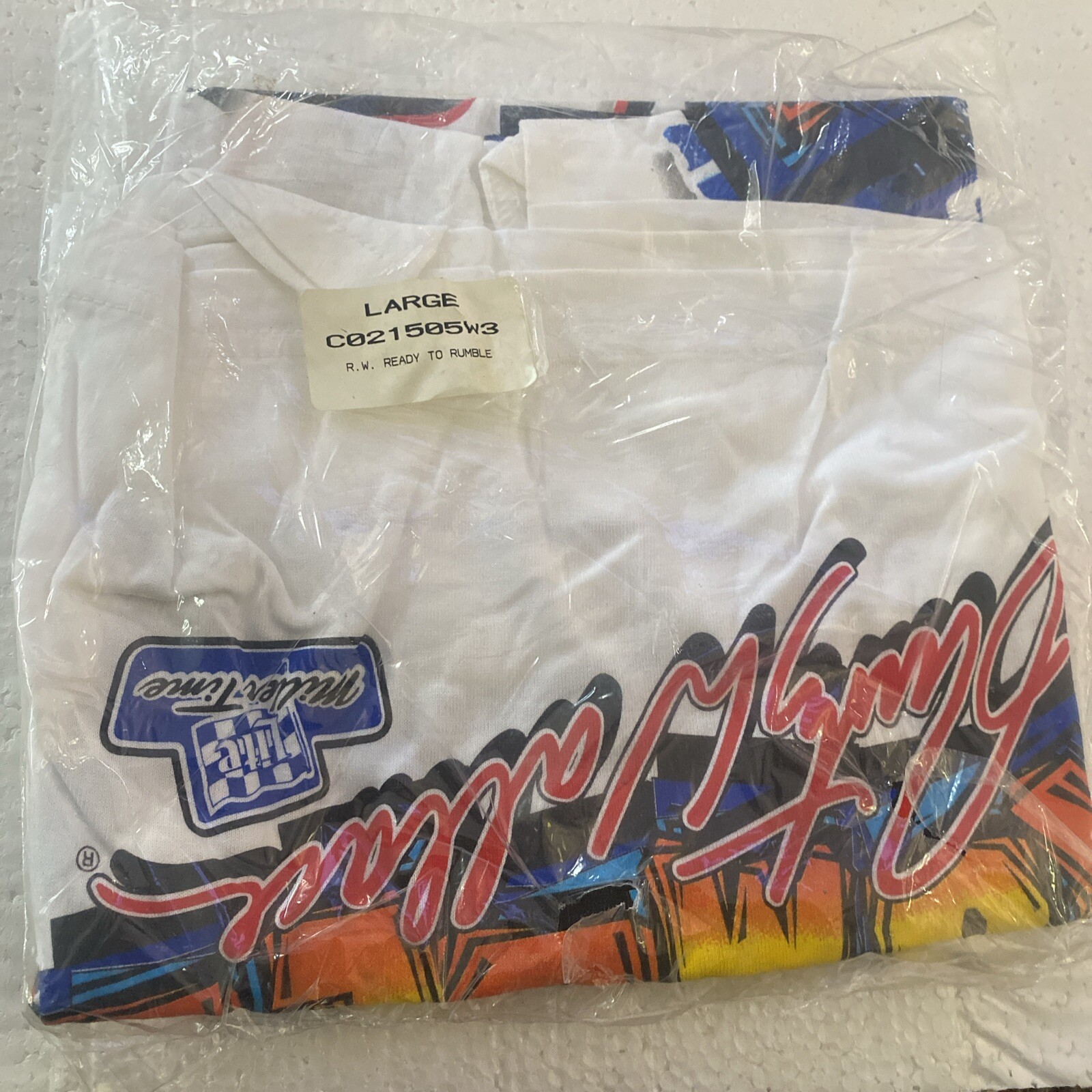 Vintage Rusty Wallace Miller Lite Ready To Rumble Shirt Lg New Online ...