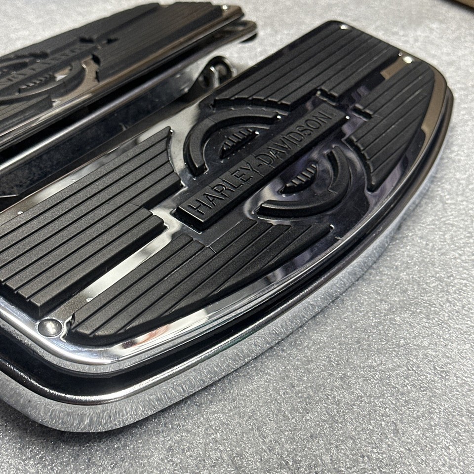 OEM Harley-Davidson Nostalgia Floorboards w/ Inserts For Softail ...