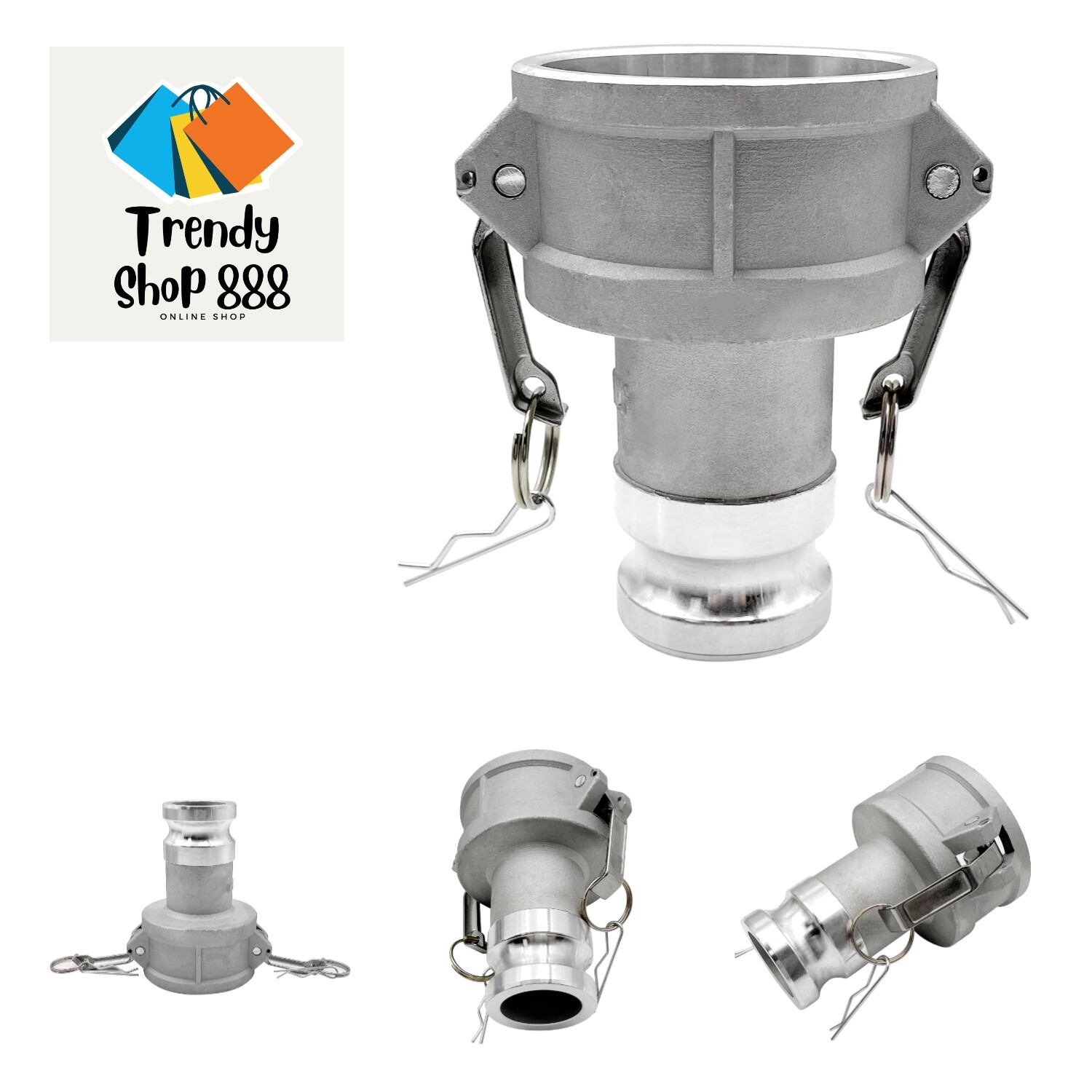 DA4020 Aluminum Global Type DA Cam and Groove Hose Fitting, Female ...