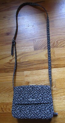 St. Johns Bay purse animal print vinyl wallet I.D. leopard | eBay