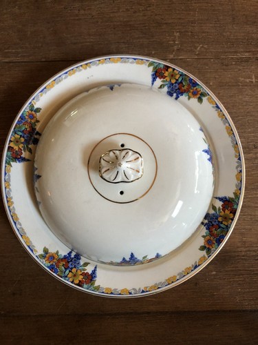 Beautiful Floral J&G Meakin Round Covered Butter Dish England | eBay