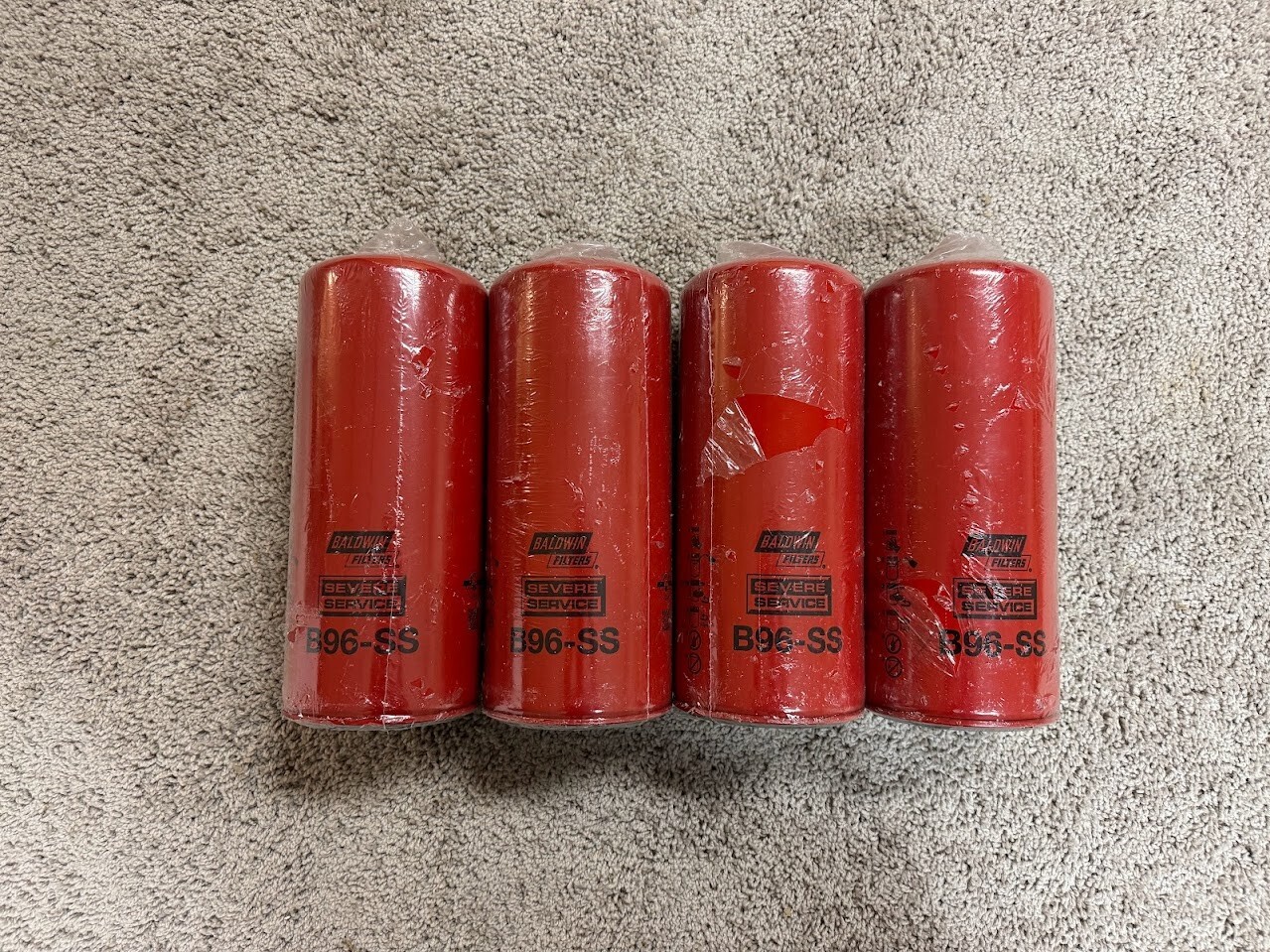 Lot of 4 Baldwin B96-SS Engine Oil Filters | eBay