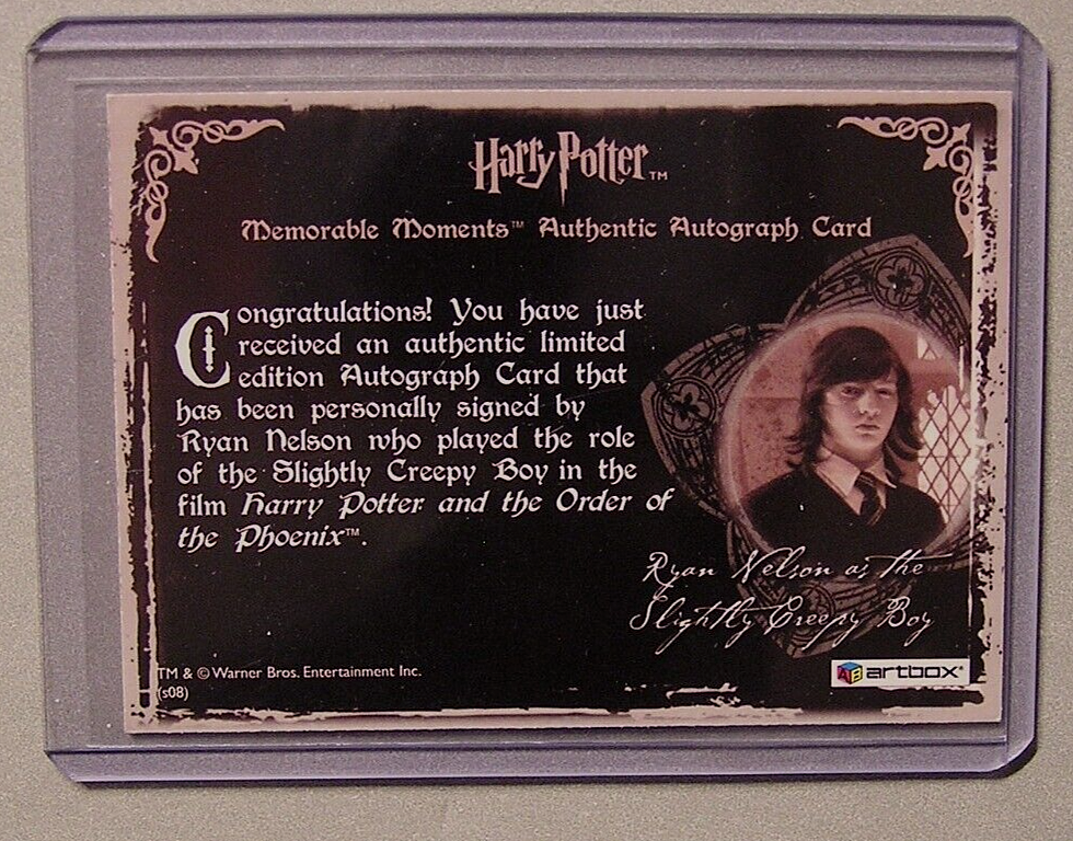 Ryan Nelson Harry Potter