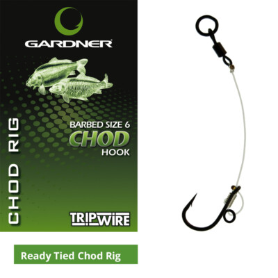 Gardner Tackle Ready Tied Chod Rigs - Carp Pop Up Stiff Rig Coarse ...