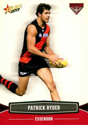 2013 ESSENDON BOMBERS AFL Card PATRICK RYDER Champions | eBay