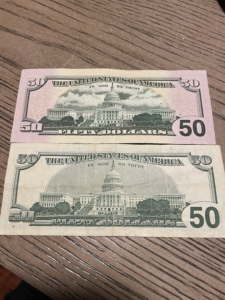 50 Dollar STAR Note Circulated Bill 1996 And 2017 | eBay