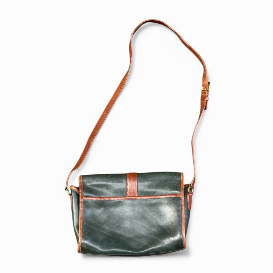 Vintage 1990’s Coach Spectator Roll Crossbody Bag Green British Tan ...