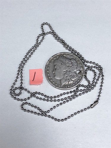 1891 O MORGAN SILVER DOLLAR NECKLACE LOT #1 | eBay