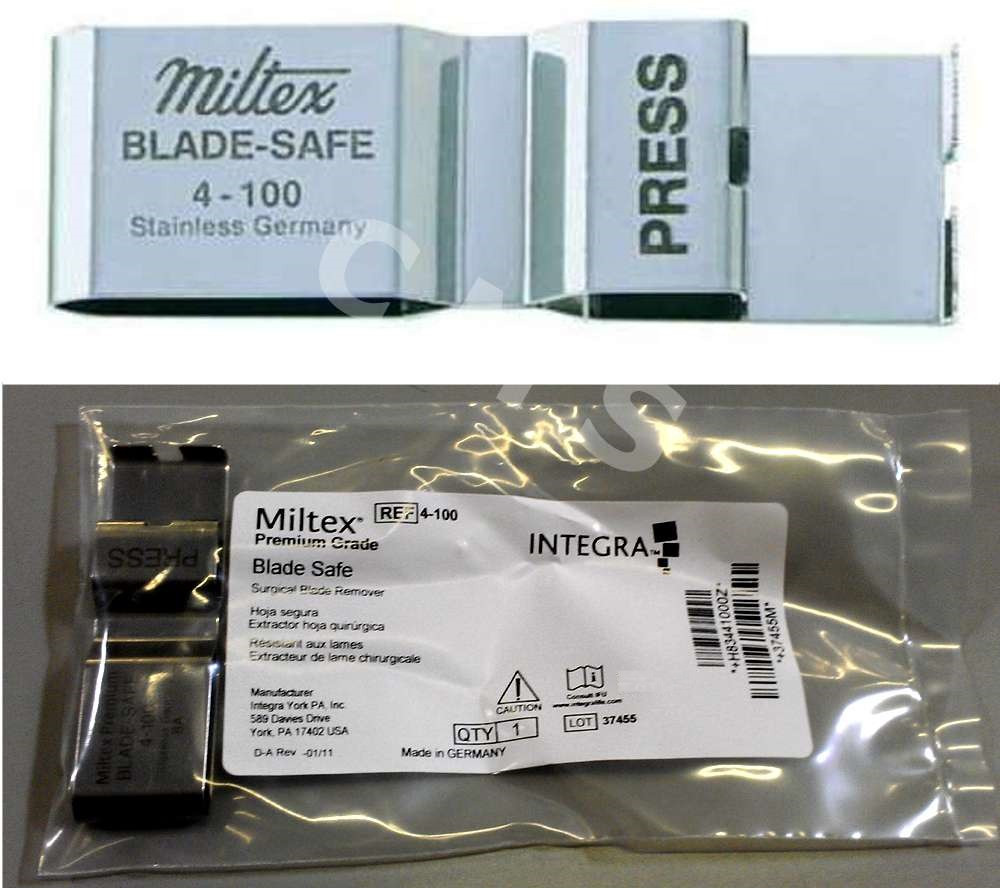 MILTEX 4-100 Blade-Safe Surgical 10-15 Blade Handle Remover Instrument ...