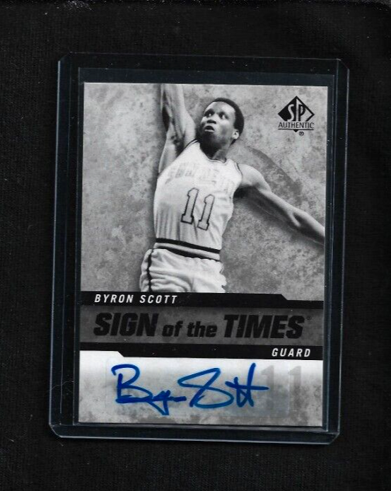 2014-15 SP Authentic - Sign of the Times #SOT-BS Byron Scott, Byron ...