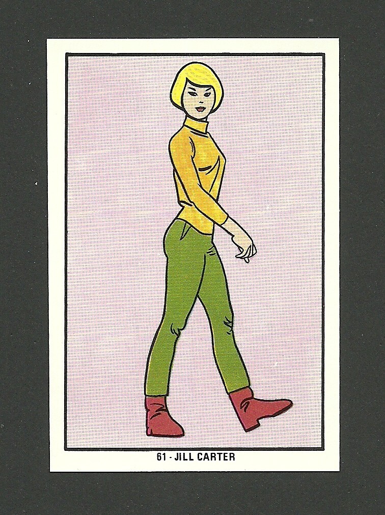 Micro Ventures Jill Carter 1970s Hanna Barbera Cartoon Card from Spain ...