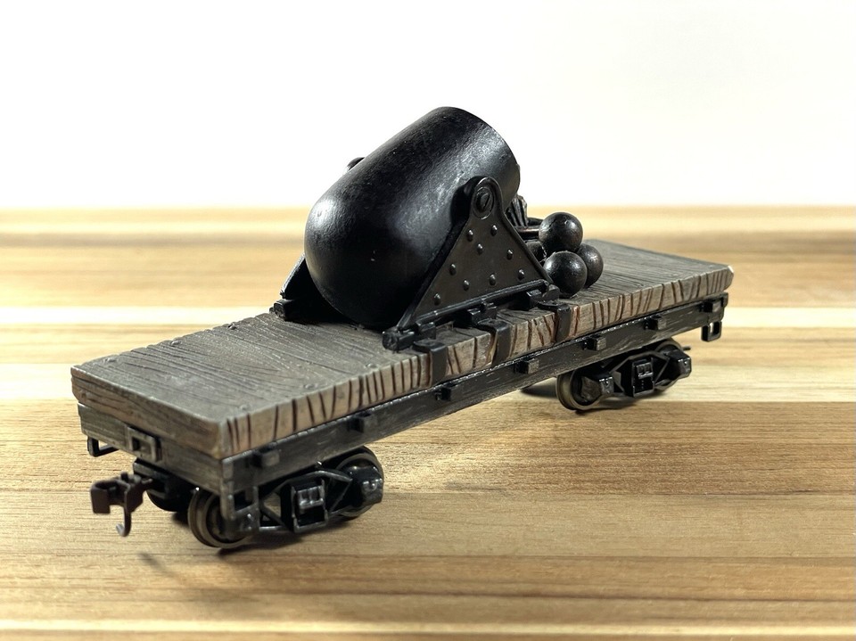 Hawthorne Village Civil War Armored Train Rail Car Mortar Cannon | eBay