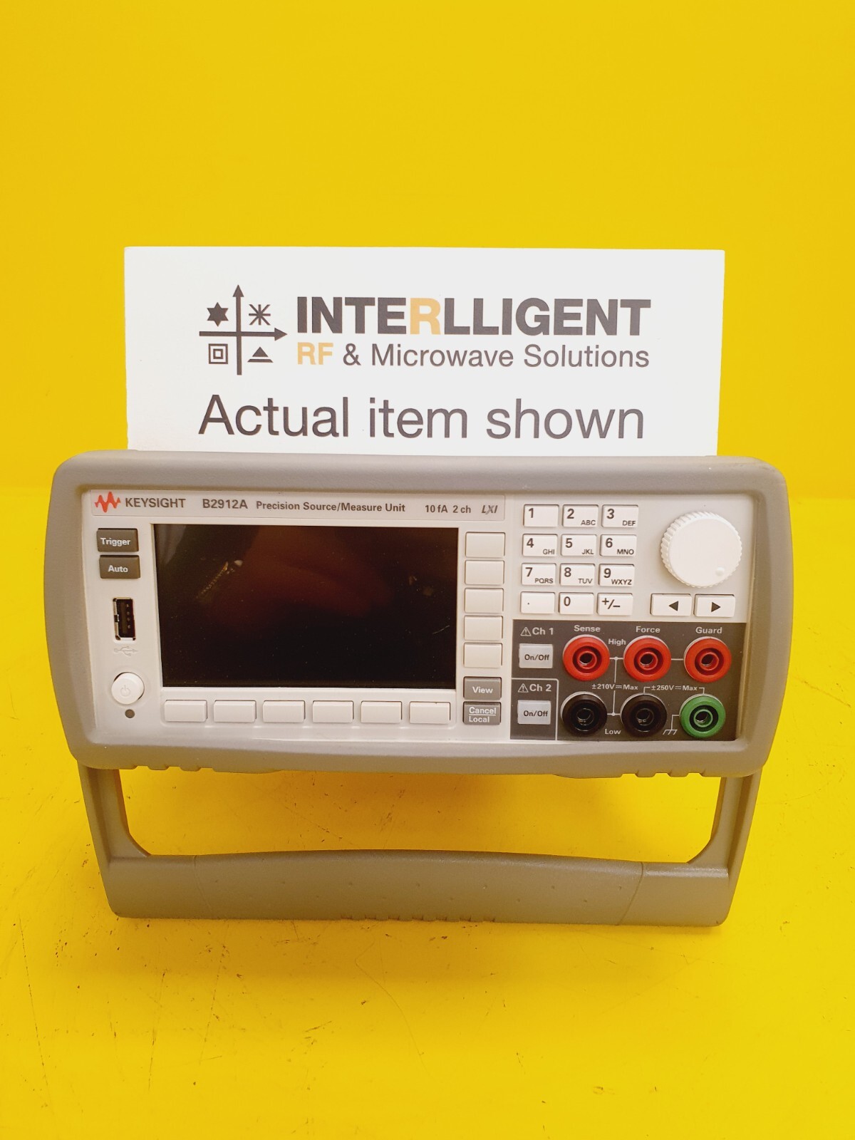 Keysight B2912A Source Meter Unit (SMU), 2CH 10fA 210V, 3A DC/10.5A ...