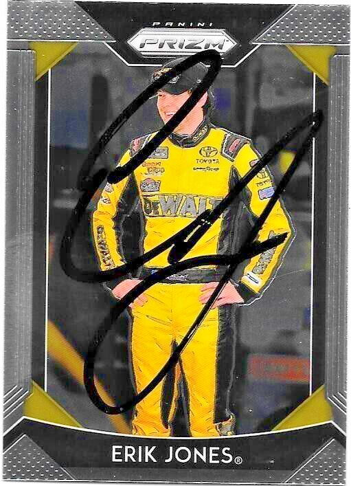 Erik Jones NASCAR Autographed / Signed Panini Prizm Card 2019 #17 | eBay