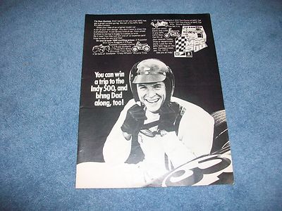 1971 Vintage MPC 500 Model Kit Idea Contest Ad with Dan Gurney | eBay